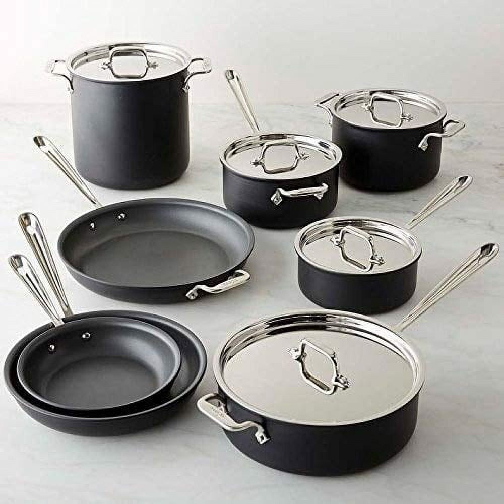 All Clad 13 Piece Nonstick Aluminum Cookware Set - Walmart.com