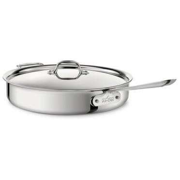 All-Clad D3 Stainless 3-ply Bonded Cookware, Nonstick Fry Pan, 12 inch ...