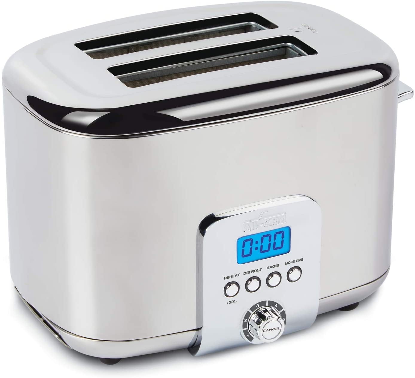 All-Clad Electric Stainless Steel Toaster with Extra Wide Slots, 2 ...