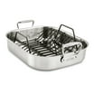 Tramontina 16.5" Deep Roasting Pan with Basting Grill and V-Rack ...