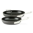 All Clad Ha1 Hard Anodized Nonstick Cookware 2 Piece Fry Pan Set 10