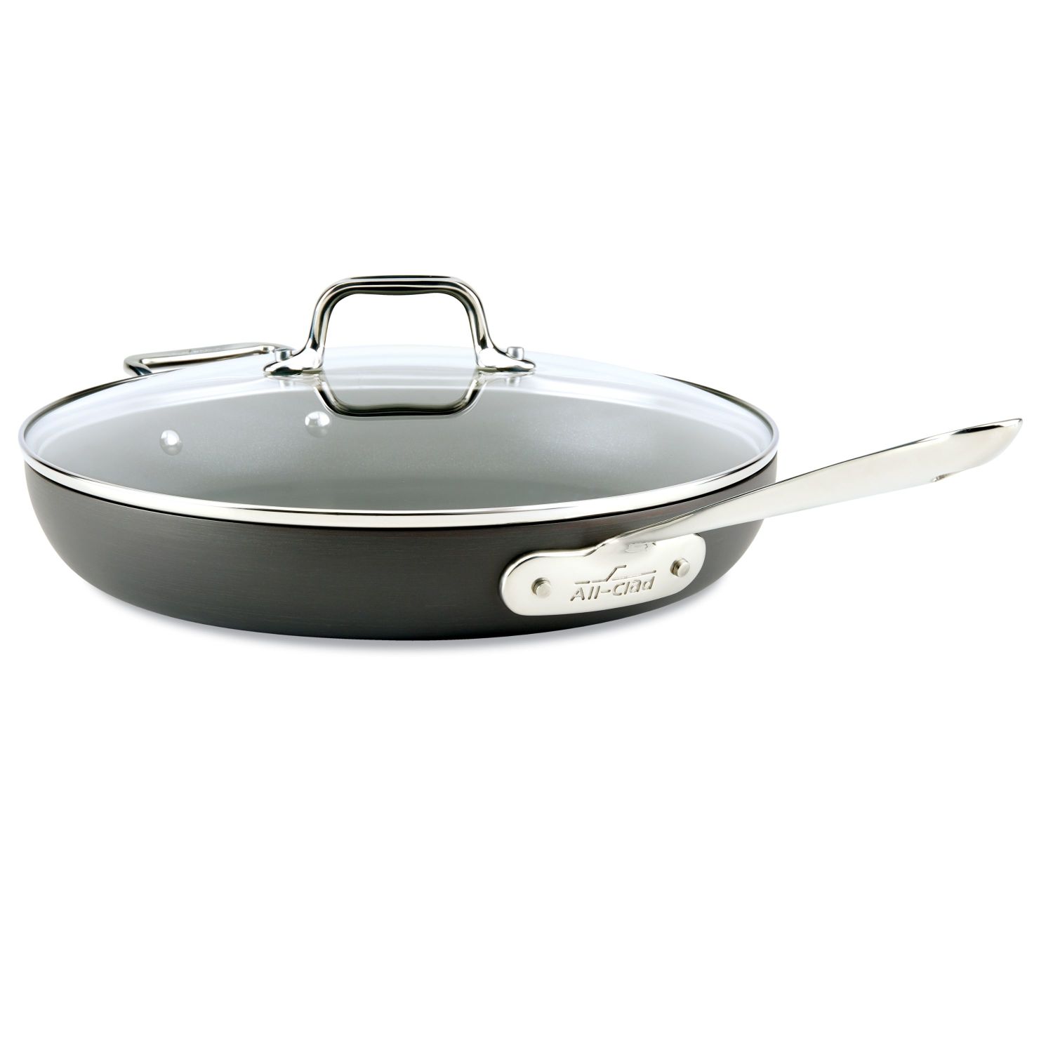 Cuisinart Chef's Classic Non-Stick Hard Anodized 12" Everyday Pan with ...