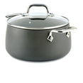 All-Clad HA1 Hard Anodized Nonstick Cookware, Soup Pot with Lid, 4 ...