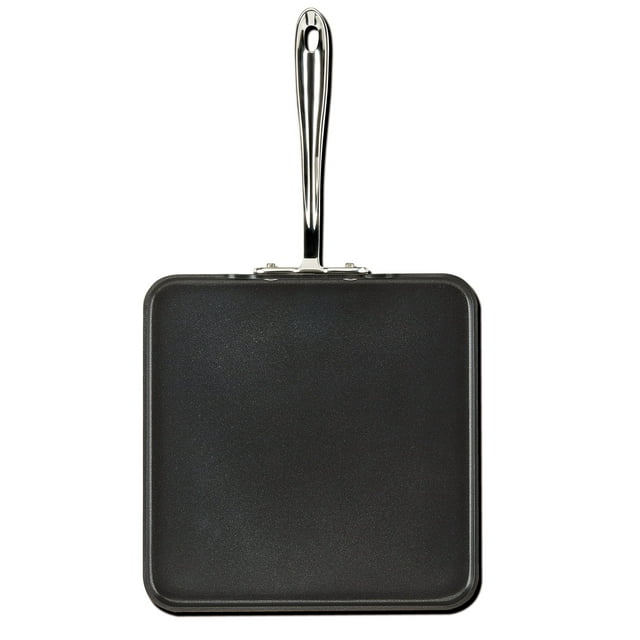 All-Clad HA1 Hard Anodized Nonstick Cookware, Square Griddle, 11 inch ...