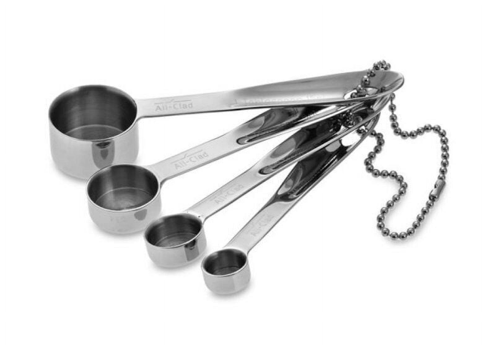 All-Clad Stainless Steel 4 Piece Measuring Spoon Set - Walmart.com