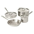 All-Clad Tri-Ply Stainless Steel 7 Piece Cookware Set - Walmart.com