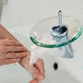 All Copper Basin Countertop Basin Glass Faucet Hot And Cold Glass