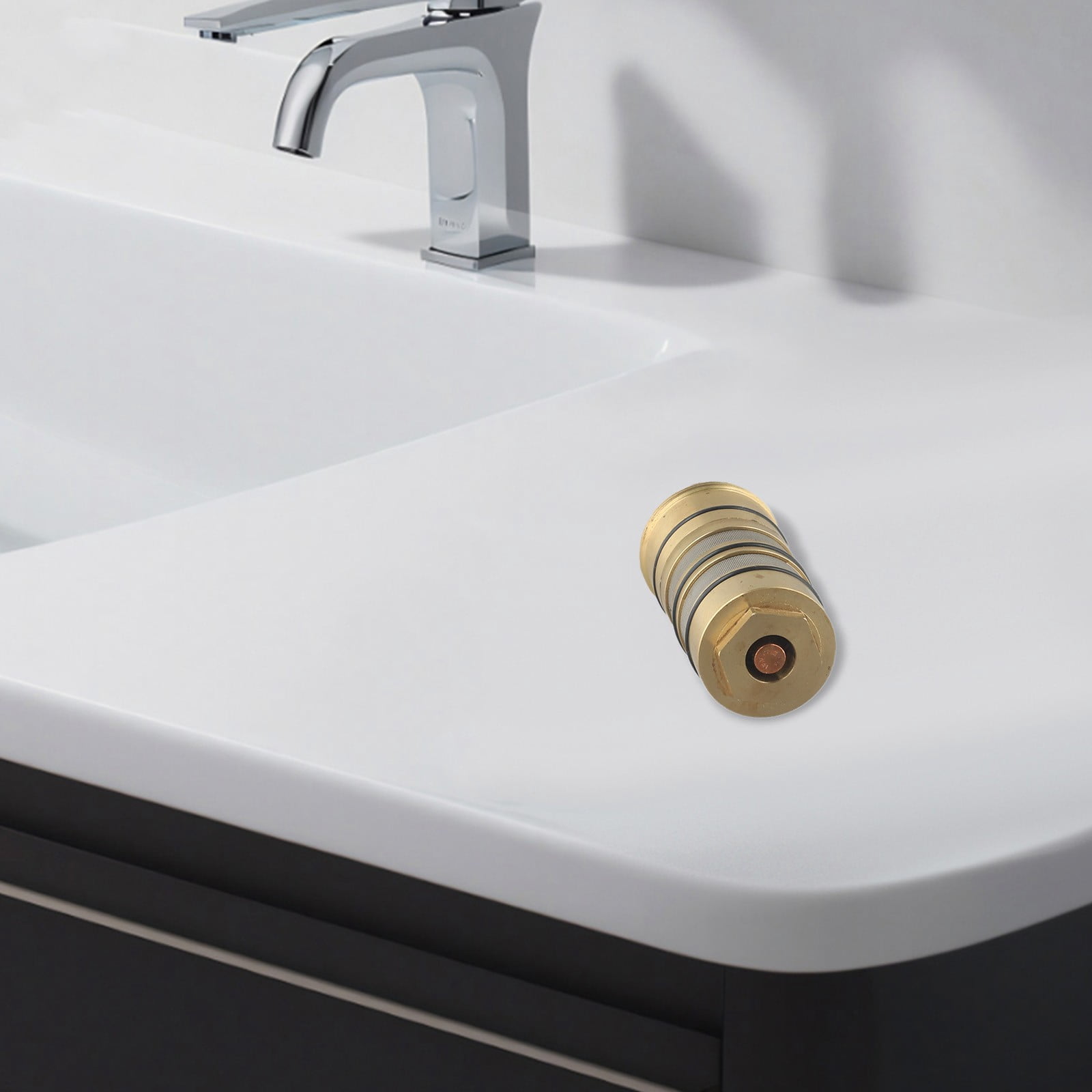 All Copper Bath Shower Thermostatic Cartridge Faucet Valve Core ...