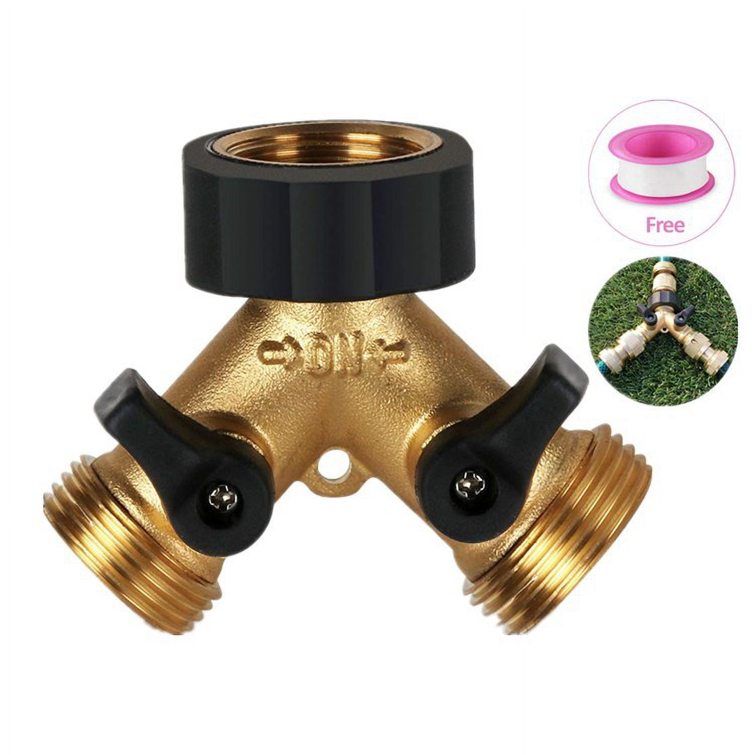 All-Copper Double-Way Ball Valve Manifold, 2-Way Diverter Valve, Garden ...