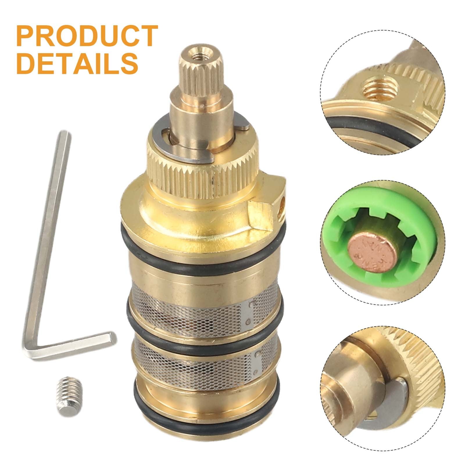All-Copper Intelligent Thermostatic Spool Hot And Cold Water Spool ...