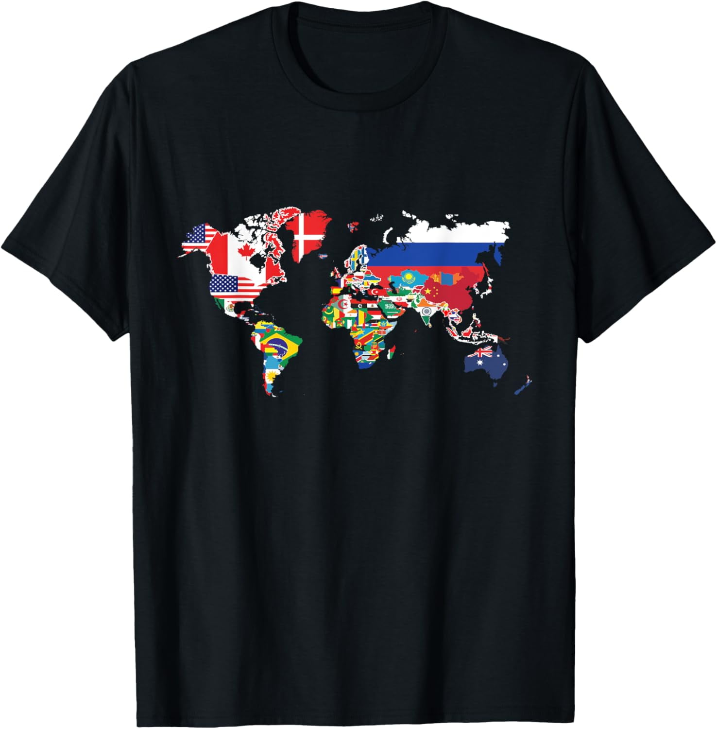 All Countries Flags Of The World 287 Flag International T-Shirt100 ...