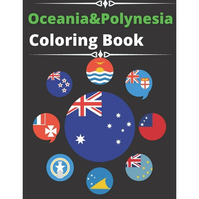 All Countries Flags of the World: Oceania&Polynesia coloring book ...