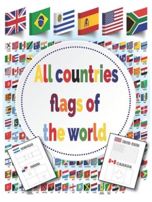 All Countries Flags of The World : Coloring Book - With color guides ...