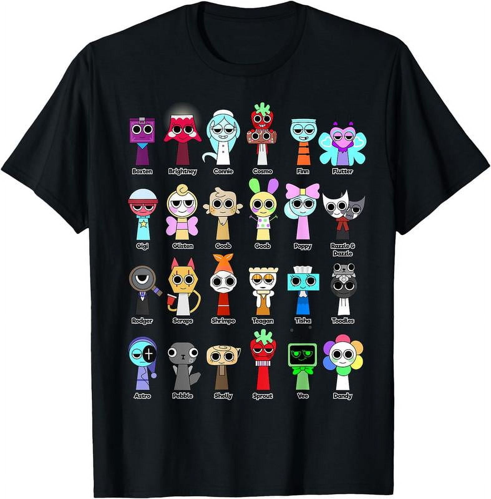 All Dandys world Sprunki toys T Unisex Comfort Tee T Shirt, Color ...