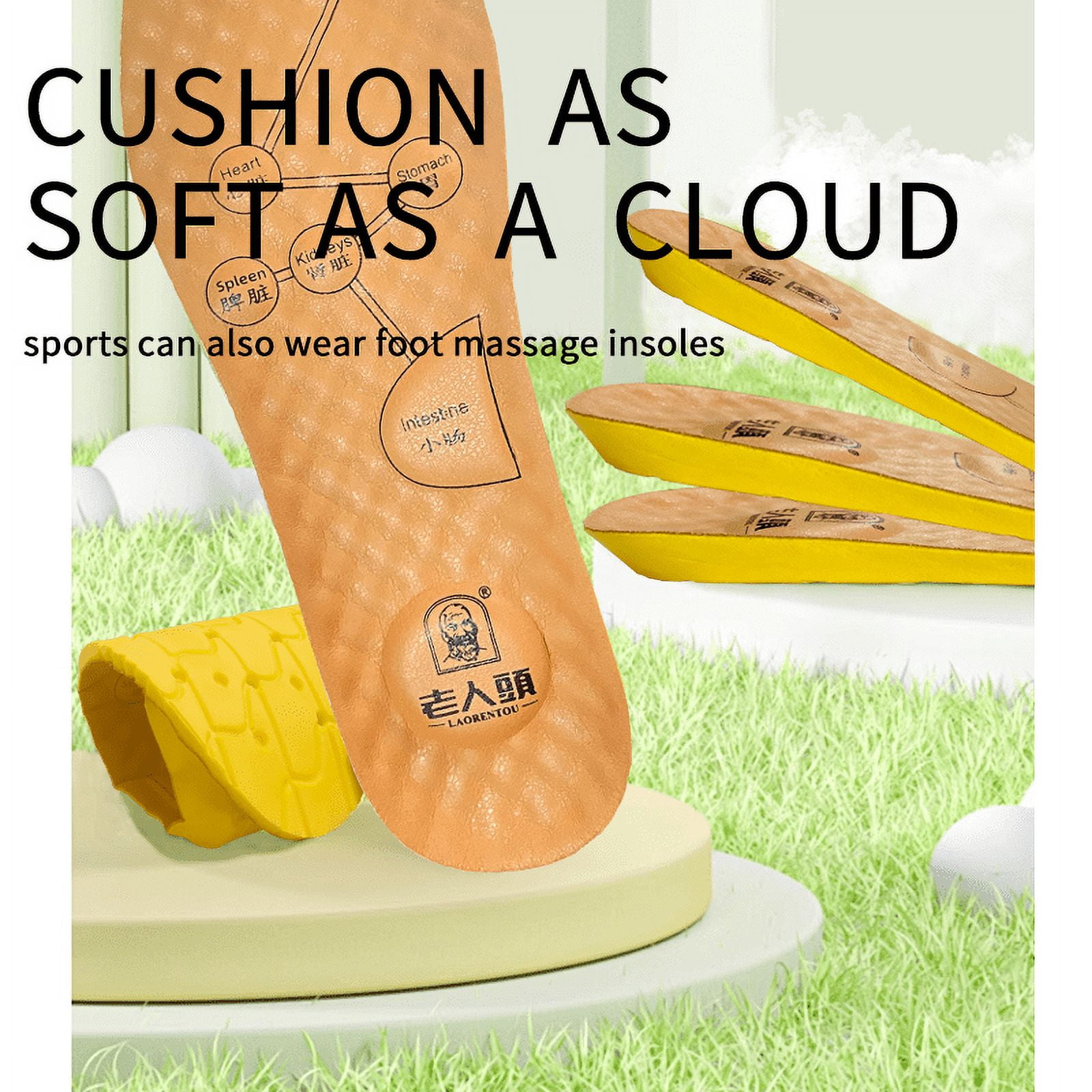 All Day Comfort Insole - Insole for Stress Reduction on Feet, Knees ...