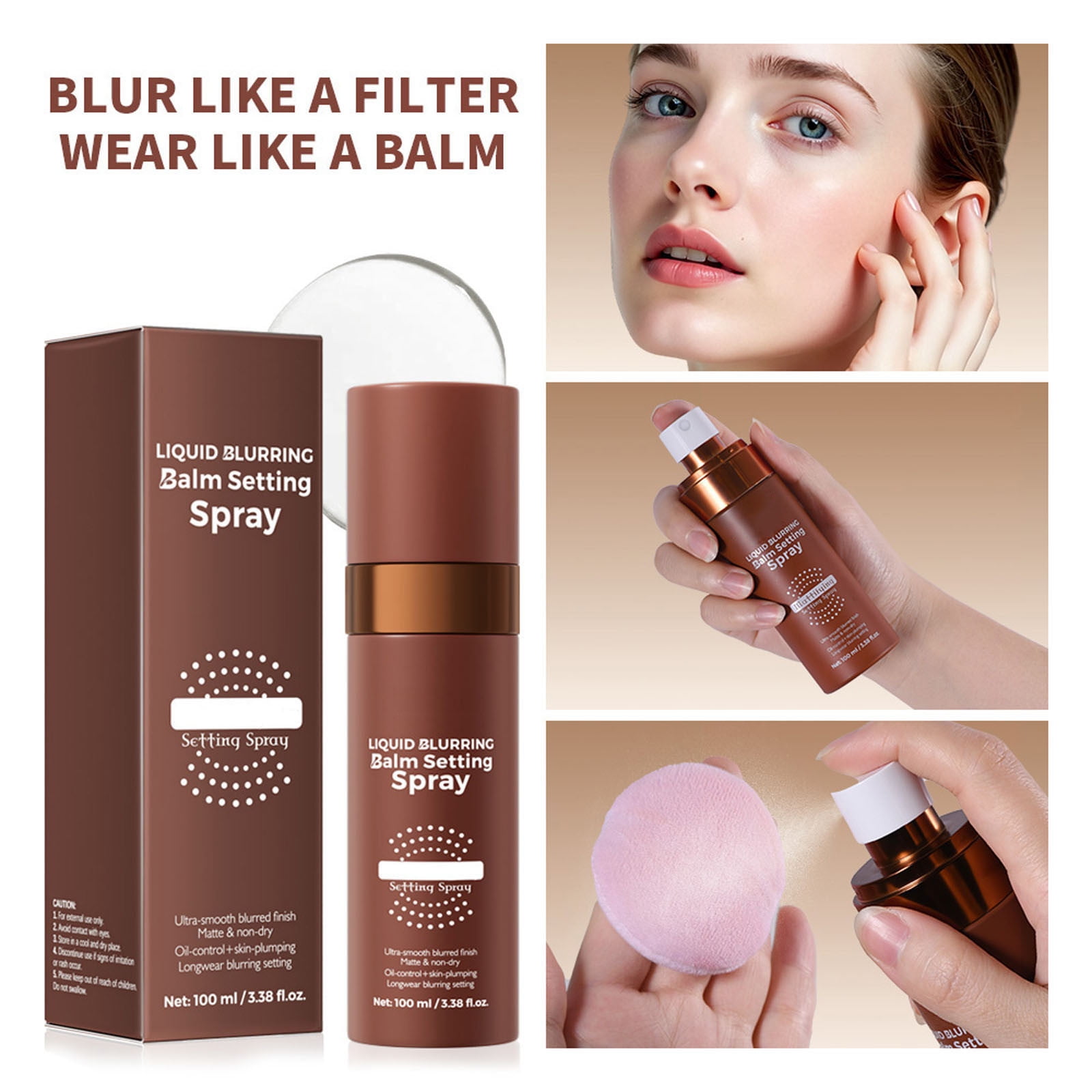 All-Day Matte Setting Spray, Transfer-Proof & Oil-Control, Hydrating ...