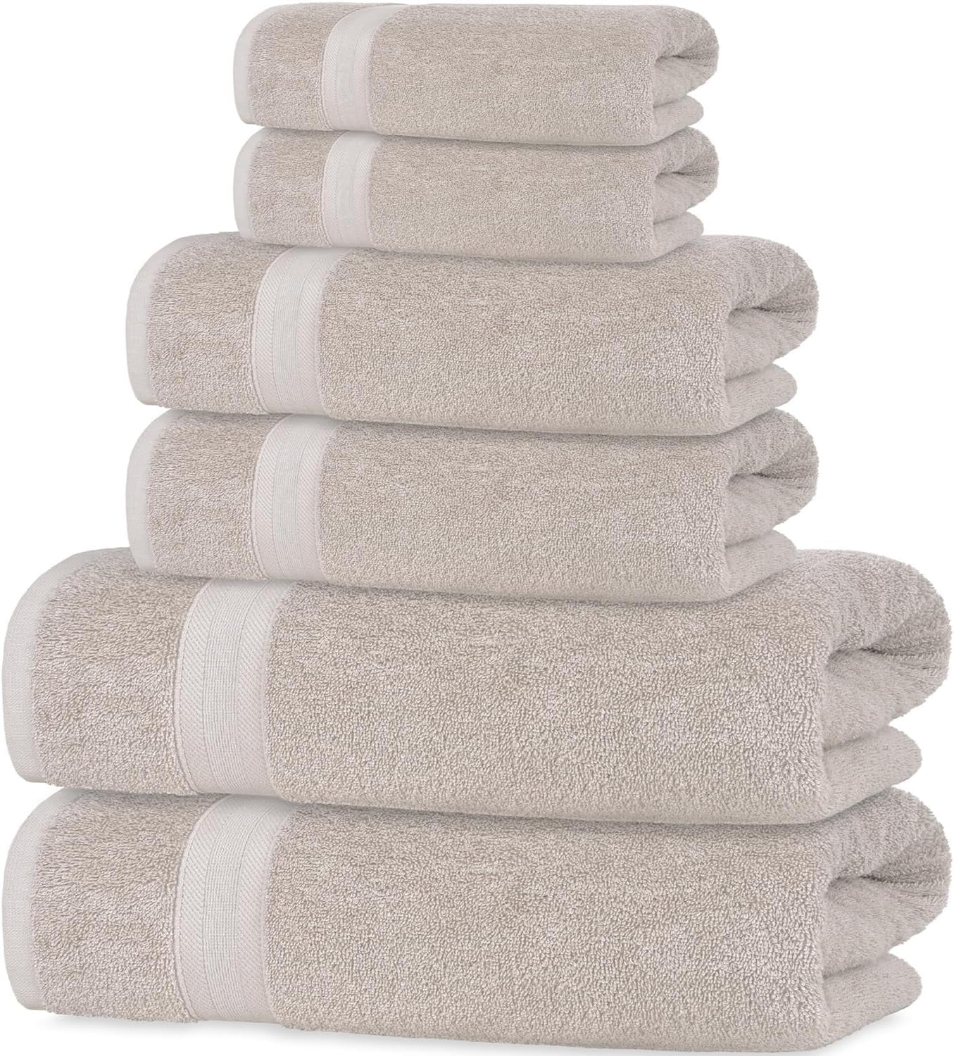 All Design Quick-Dry, Soft & High Absorbent Bath Towels Cotton Turkish ...