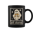 All Done Sign Language Speech Pathology Ghost Fall Halloween Coffee ...