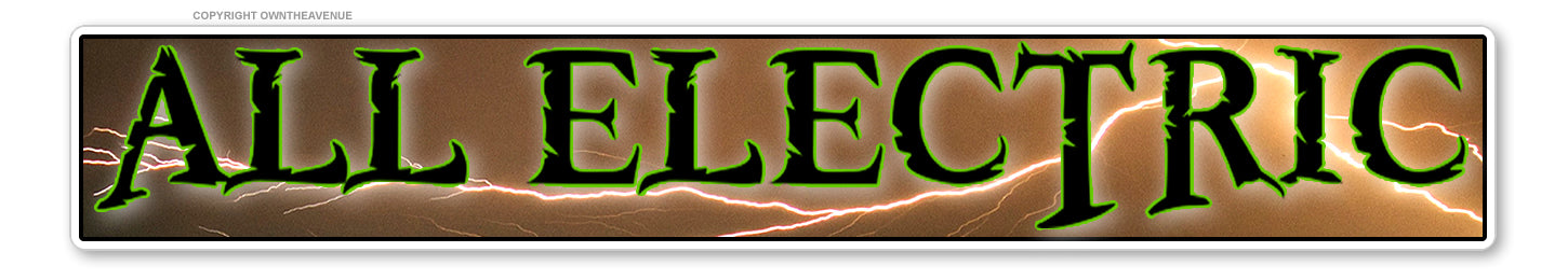 All Electric Lightening Bolts EV Electric Vehicle Sticker Decal 6 ...