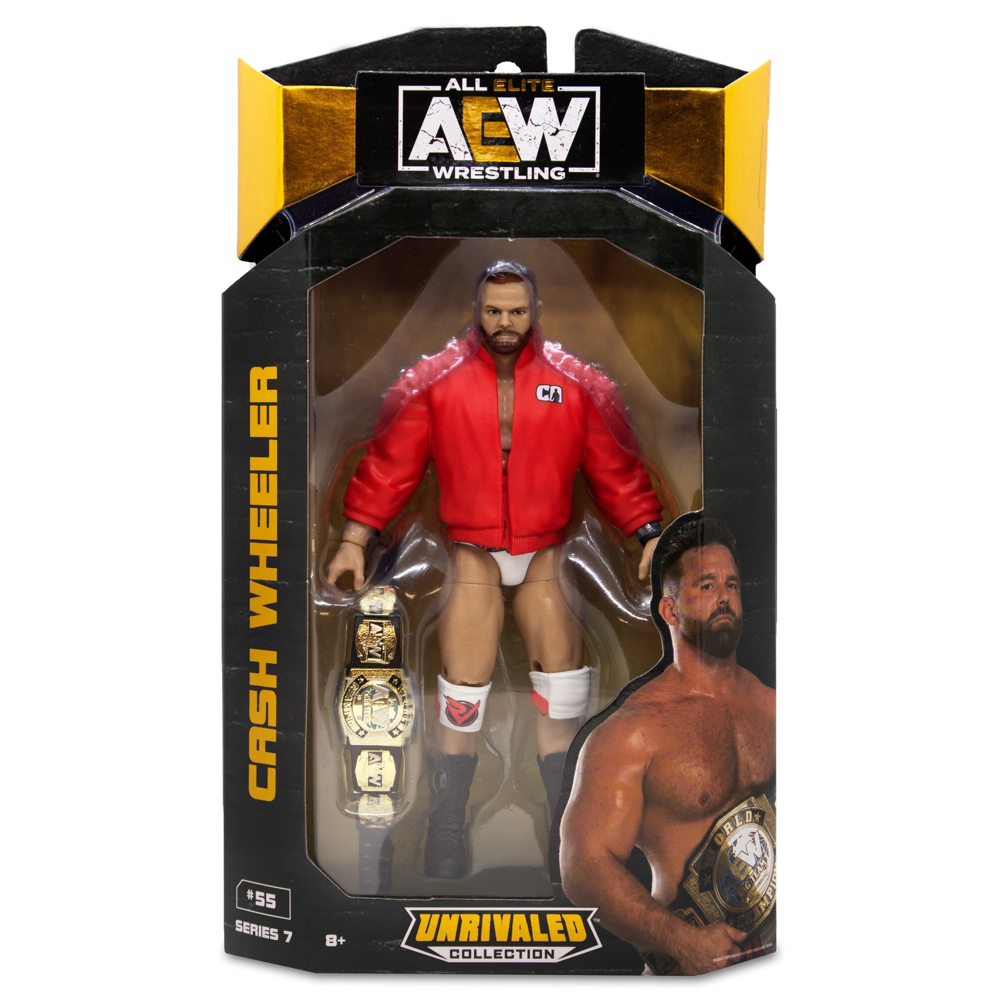 All Elite Wrestling Unrivaled Collection Cash Wheeler - 6 inch AEW ...