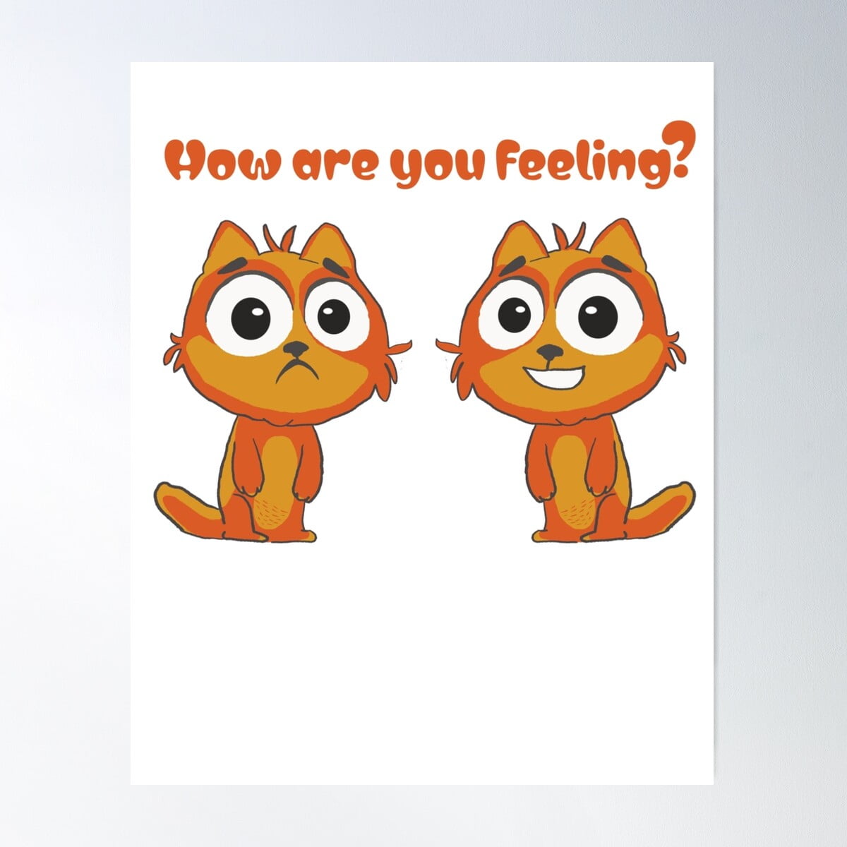 All Emotions Are Valid (Sad And Happy Cute Cats Emotion Regulation ...