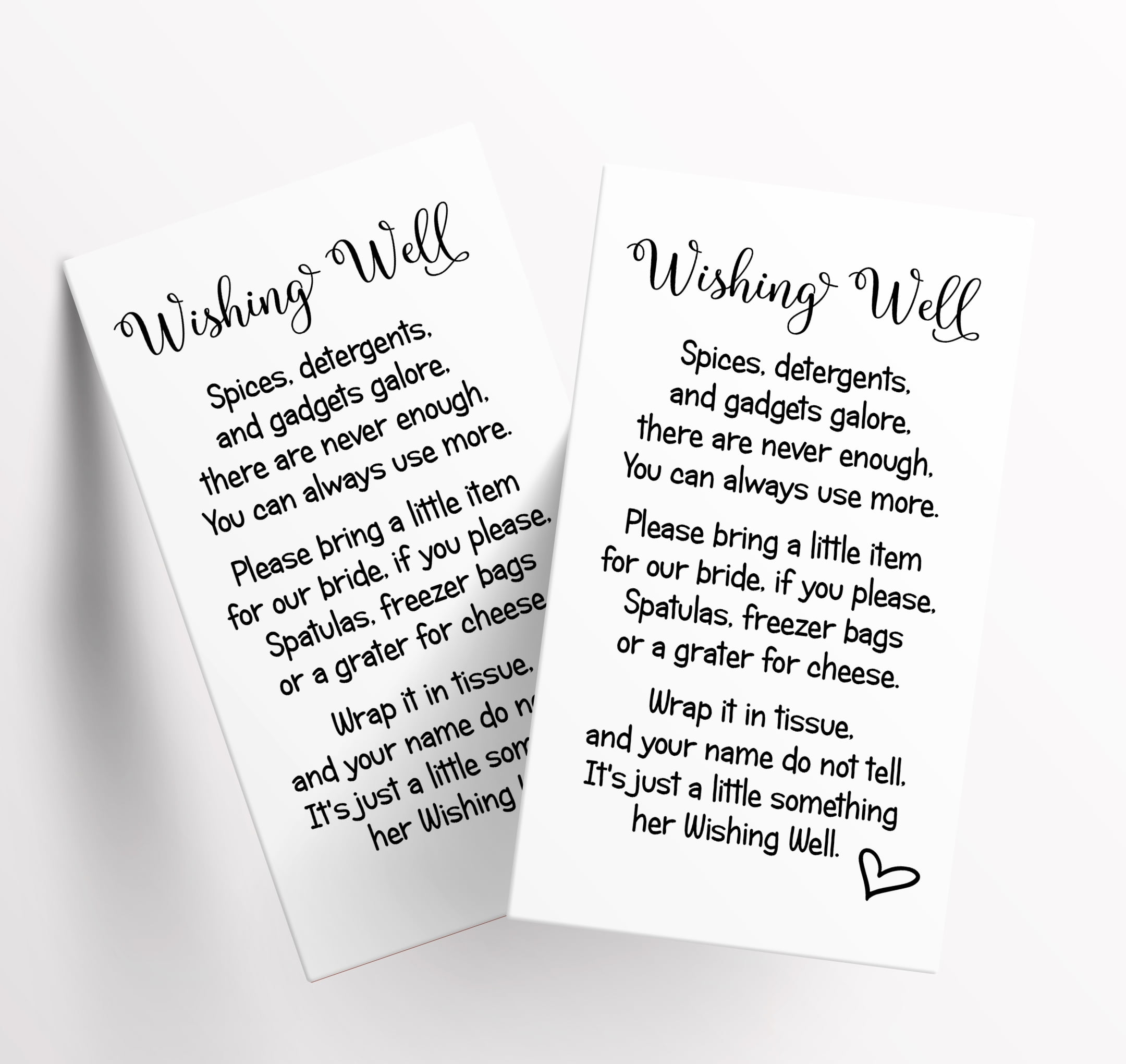 All Ewired Up 50 Wedding Wishing Well Cards, Bridal Shower INVITES ...