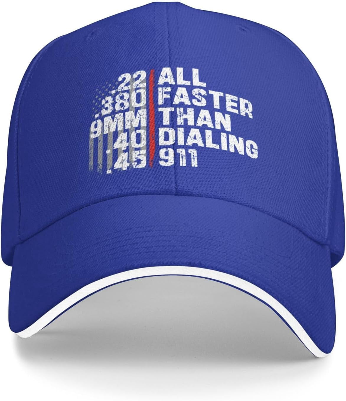 All Faster Than Dialing 911 Hat for Men Women Baseball Cap Gifts Funny ...