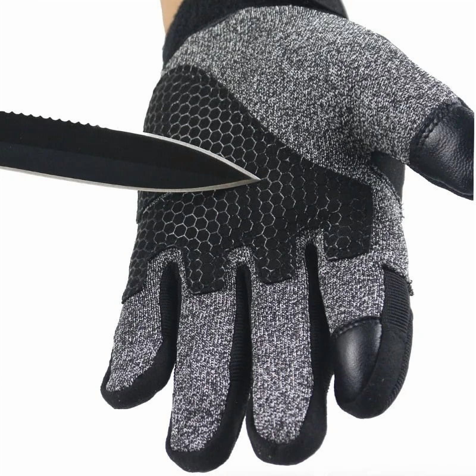 All Finger Level 5 Anti Cutting Sheepskin Gloves Anti Stabbing Carbon ...