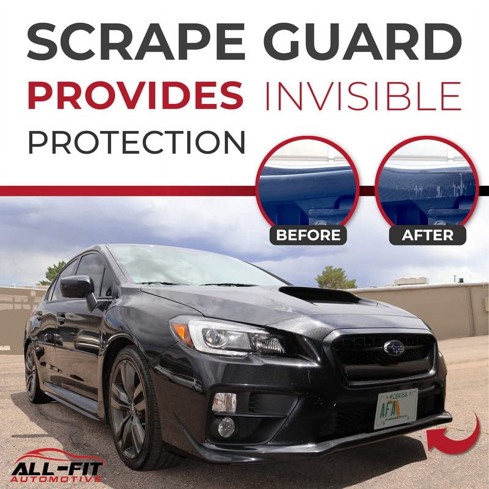 All-Fit Automotive Bumper Scrape Guard – Universal Front Splitter Lip ...