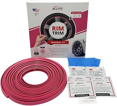 All-Fit Rim Trim Wheel Protection Strips for Curb Rash and Wheel ...