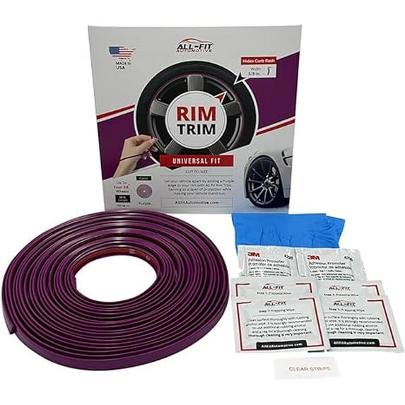 All-Fit Rim Trim Wheel Protection Strips for Curb Rash and Wheel ...