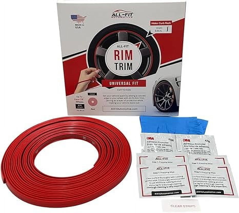 All-Fit Rim Trim Wheel Protection Strips for Curb Rash and Wheel ...