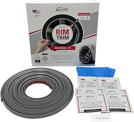 All-Fit Rim Trim Wheel Protection Strips for Curb Rash and Wheel ...