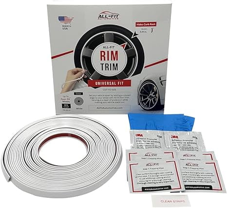 All-Fit Rim Trim Wheel Protection Strips for Curb Rash and Wheel ...