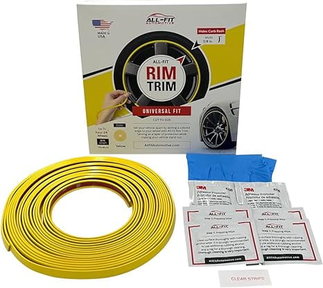 All-Fit Rim Trim Wheel Protection Strips for Curb Rash and Wheel ...