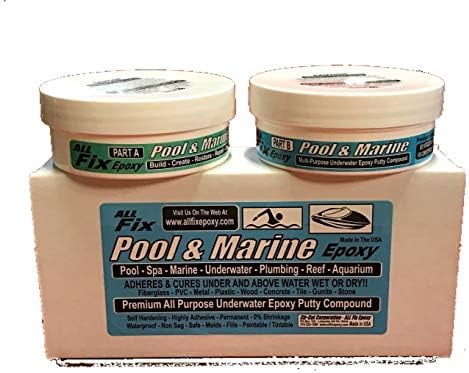 All Fix H20 Underwater EPOXY Putty Pool Marine Repair Cracks Leaks Seal ...