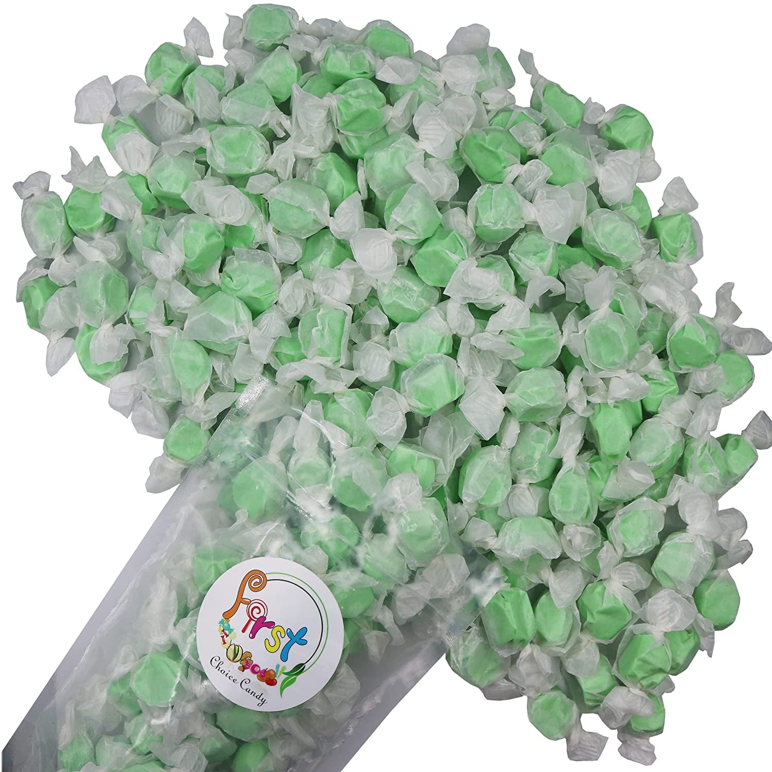 All Flavor Gourmet Saltwater Taffy (Sour Green Apple 1 Pound) - Walmart.com