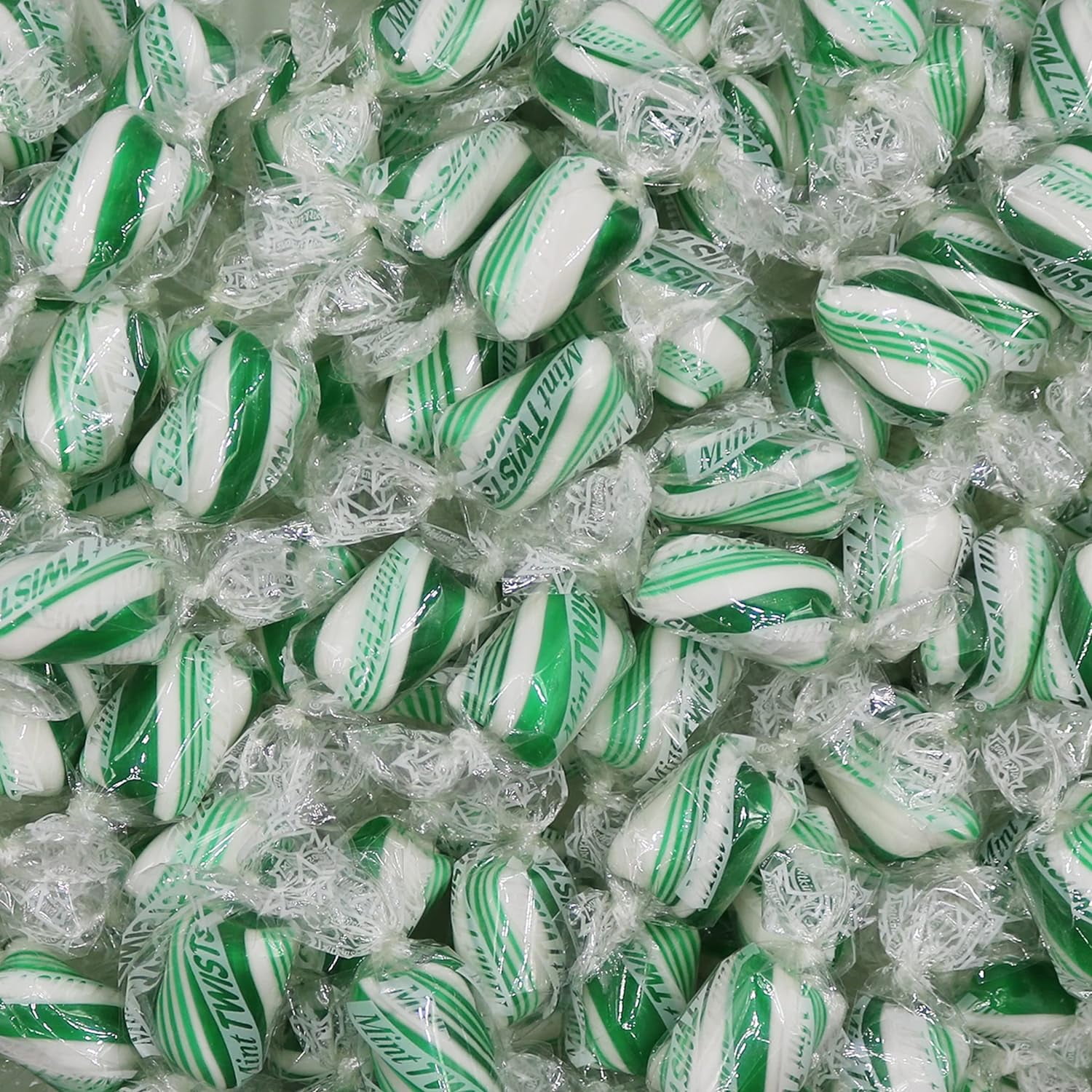 All Flavor Hard Candies Individually Wrapped (White Green Mint, 2 Pound ...
