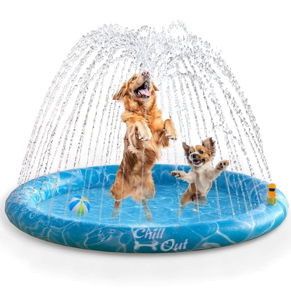 All For Paws Chill-Out Outdoor Splash Pad Sprinkler 51‚Äù - Walmart.com