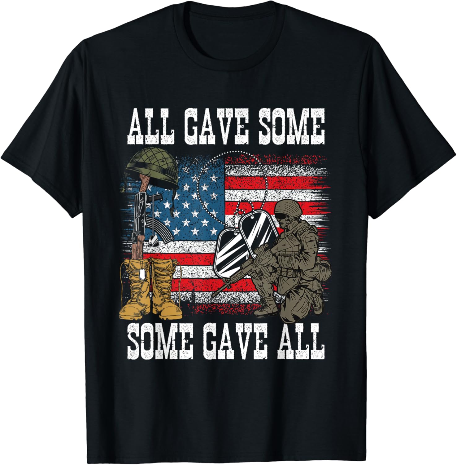 All Gave Some Some Gave All Memorial Day Happy Memorial T-Shirt Unisex ...