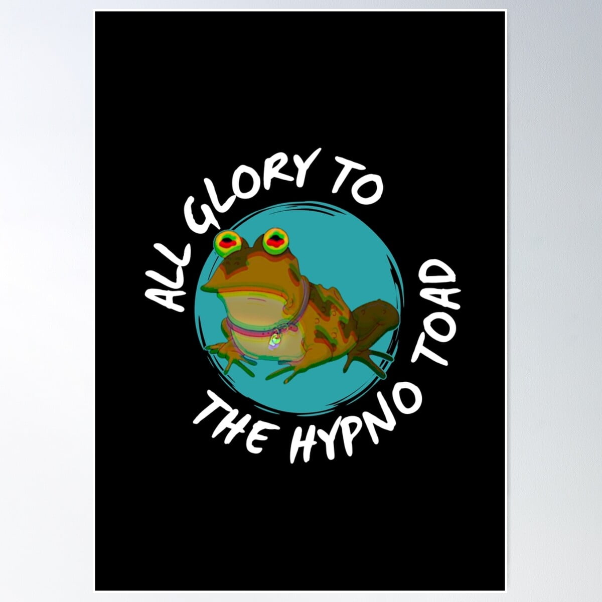 All Glory To The Hypno Toad! Poster Wall Art, Modern Wall Decor For Living Room Bedroom, 8x12 ...