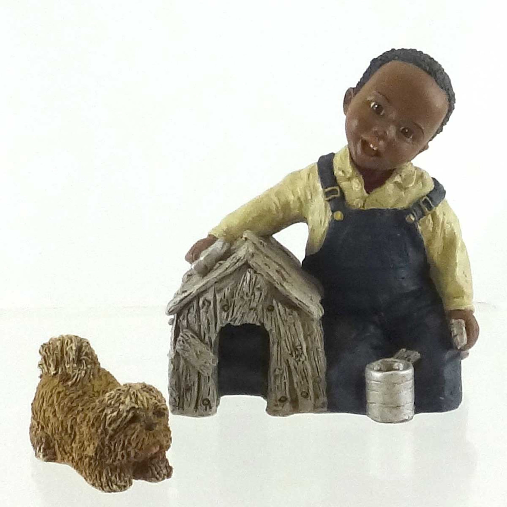 All Gods Children Daylon/Snuffles Polyresin African American Club Dog ...