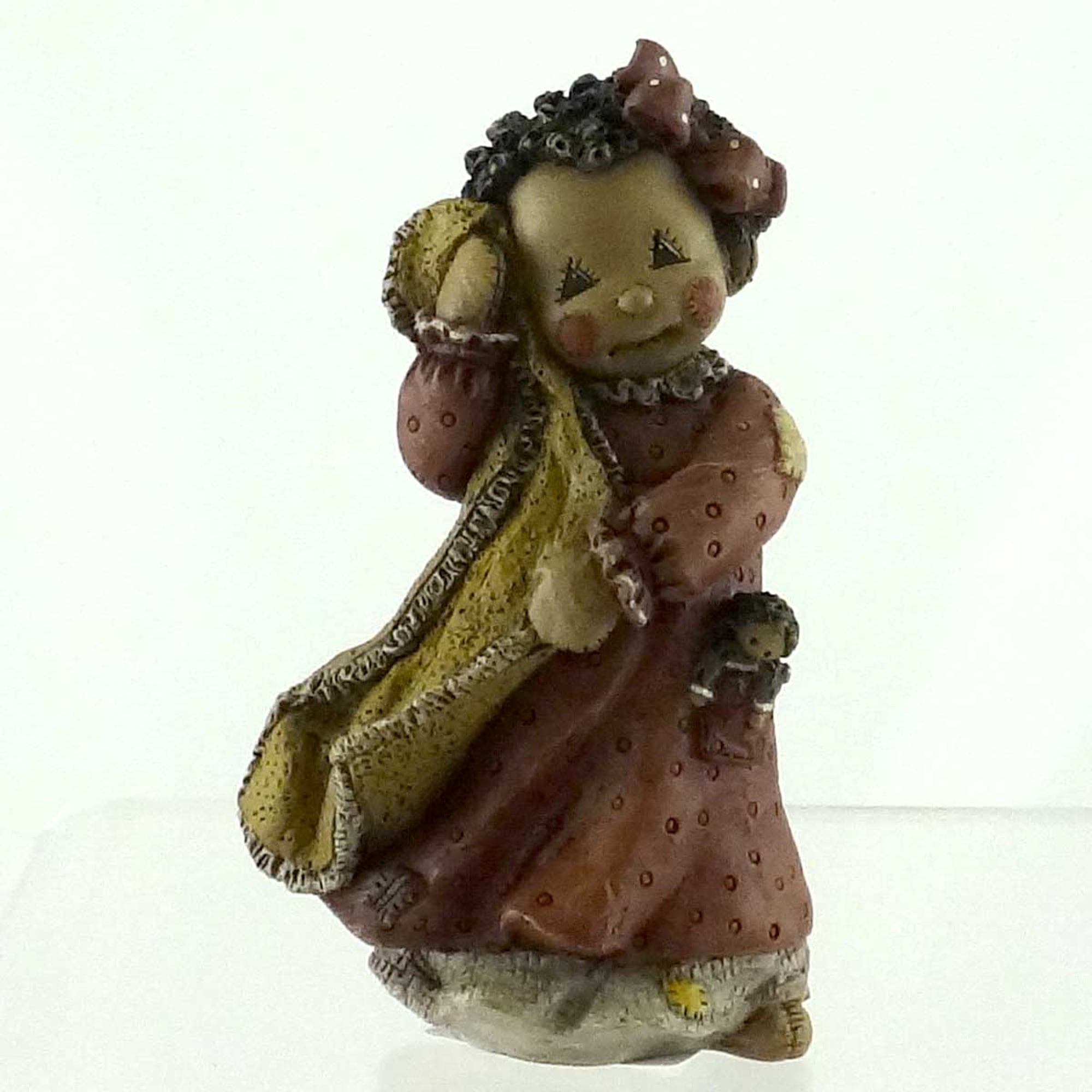 All Gods Children Sweetie Polyresin African American Rag Doll 4002 ...