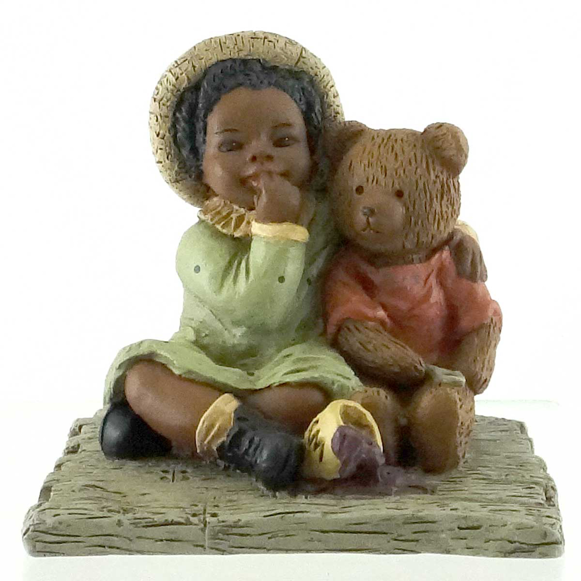 All Gods Children Tansy & Tedi Polyresin African American Teddy Bear ...