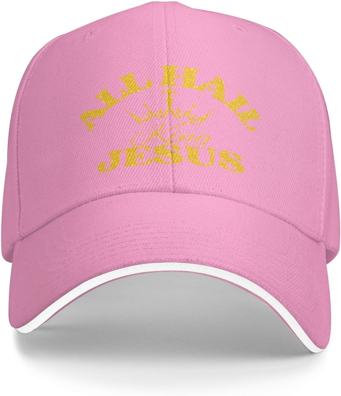 All-Hail King-Jesus Cap Christ Cross Christian 2024 Baseball Cap for ...
