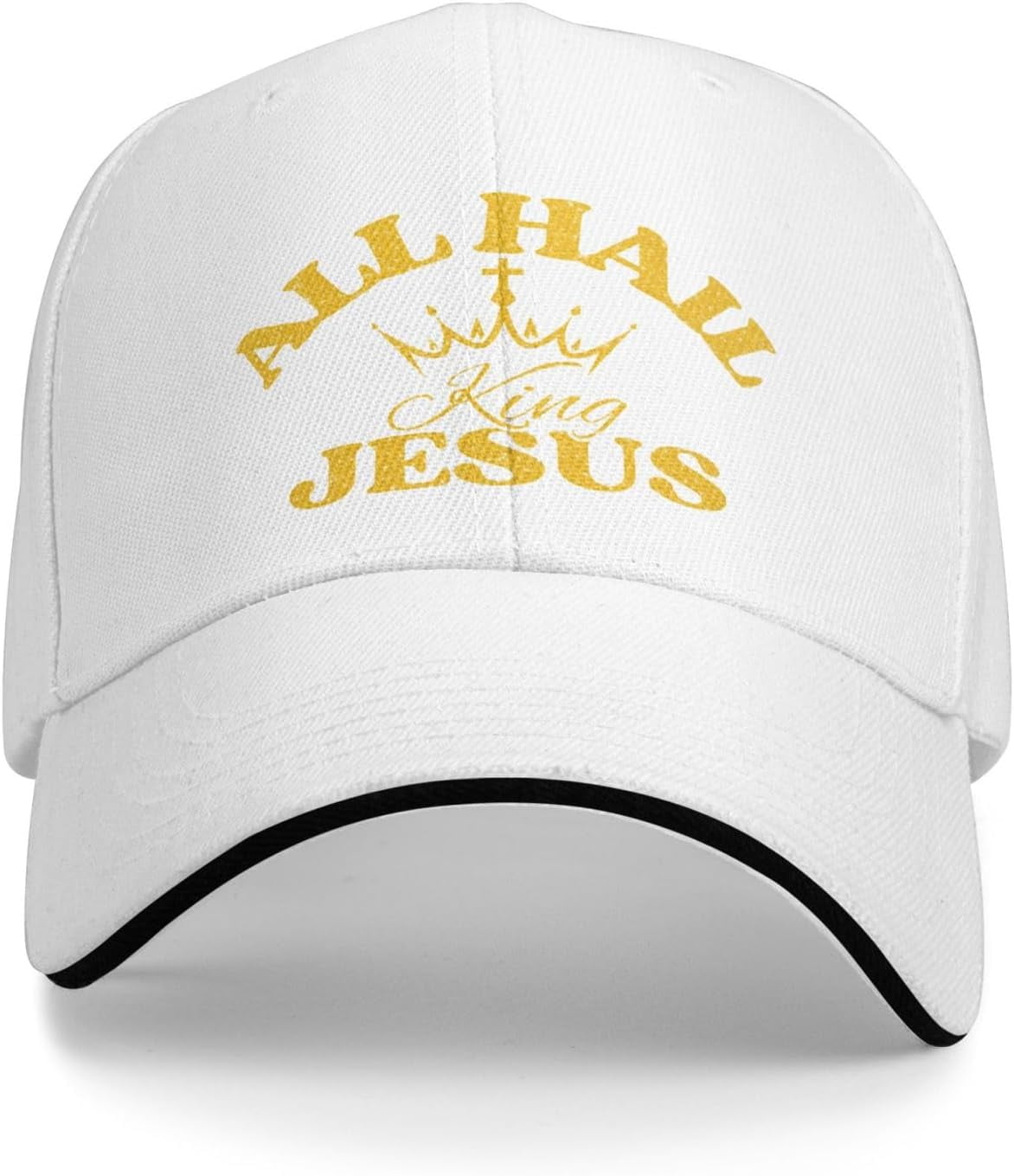 All-Hail King-Jesus Cap Christ Cross Christian 2024 Baseball Cap for ...