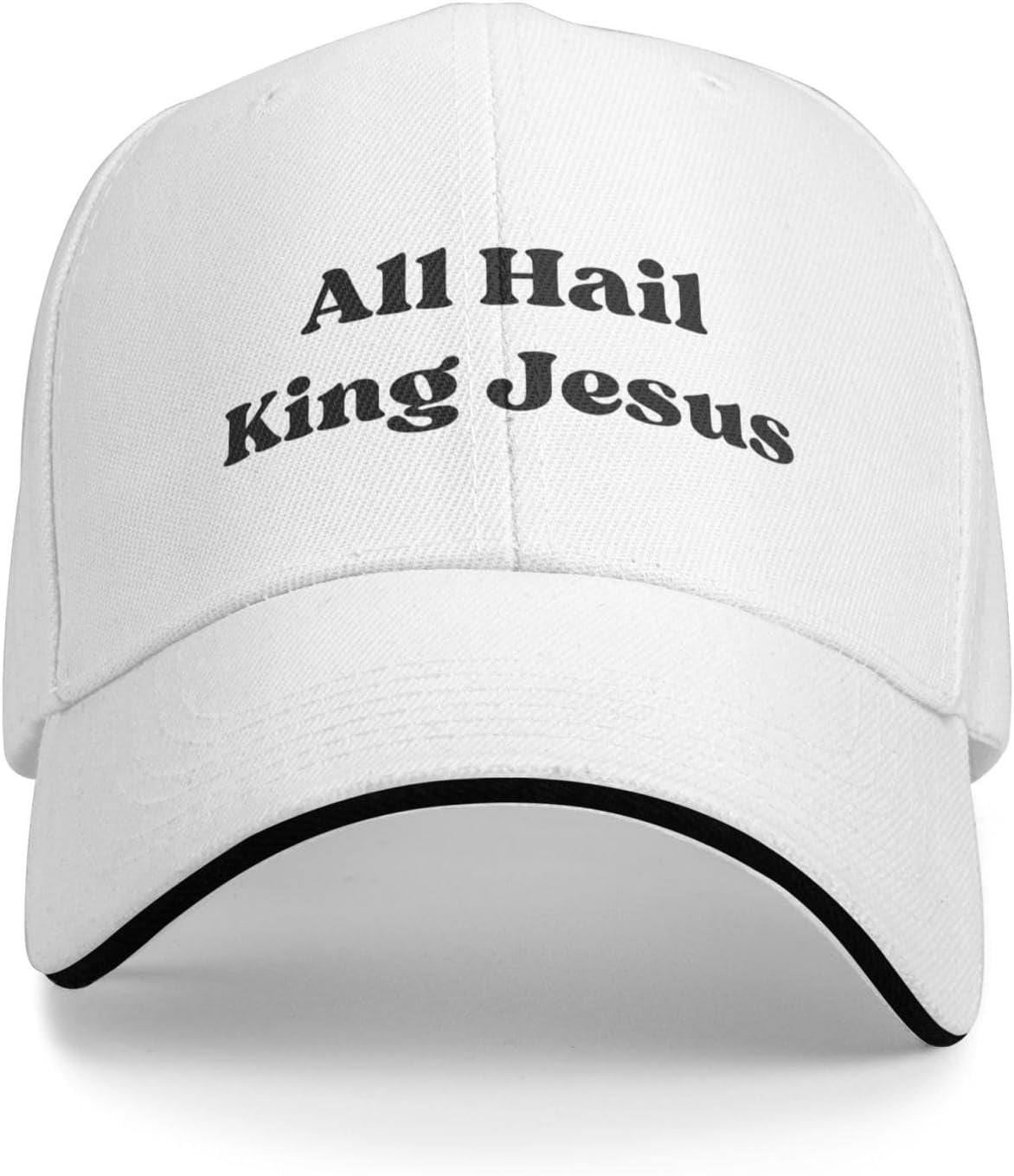 All-Hail King-Jesus Cap Christ Cross Christian 2024 Baseball Cap for ...