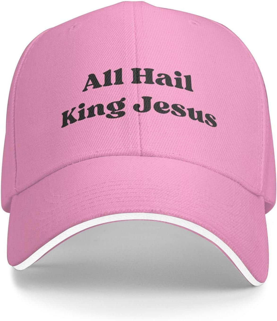 All-Hail King-Jesus Cap Christ Cross Christian 2024 Baseball Cap for ...