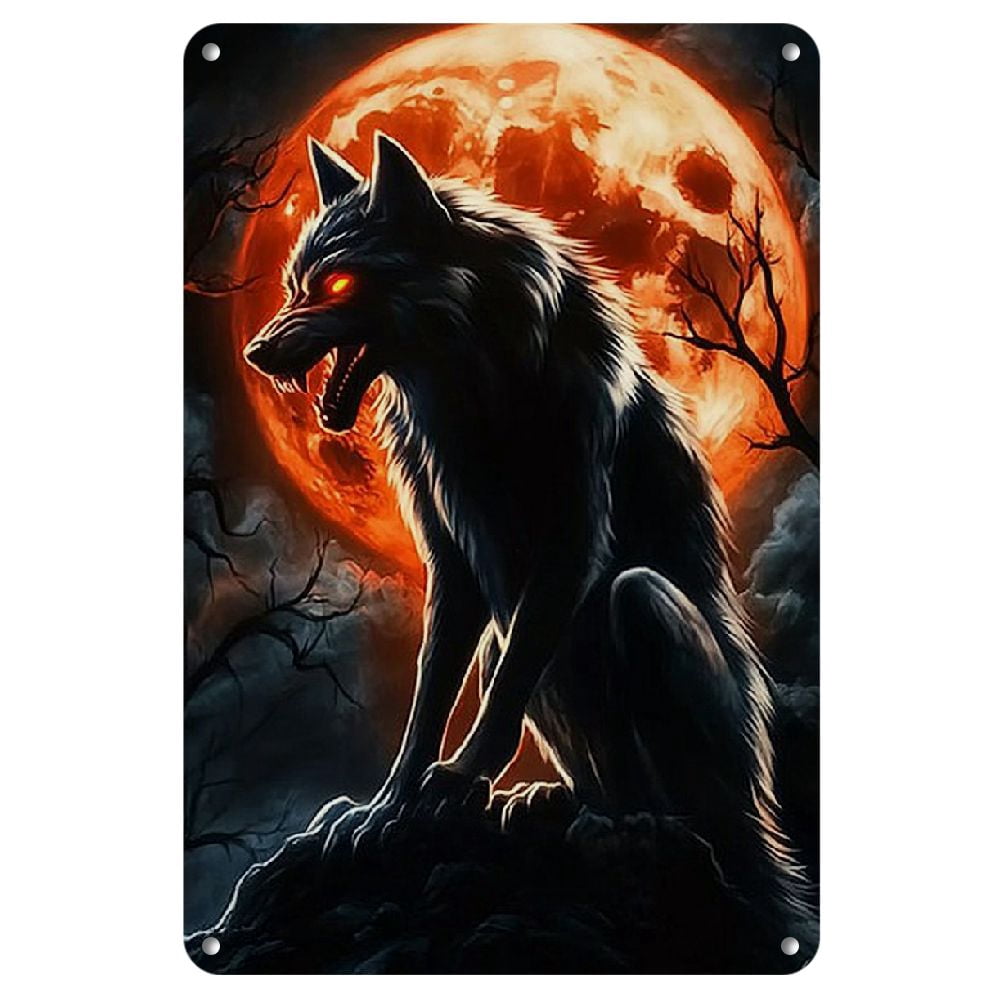 All Hallows' Day Metal Wall Art - Vintage Iron Sign for Home, Bar, Cafe ...