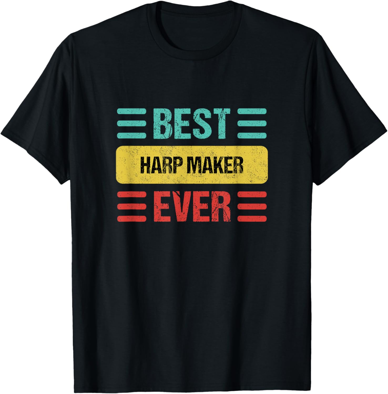All Harped Up Harp Player Harp T-Shirt - Walmart.com